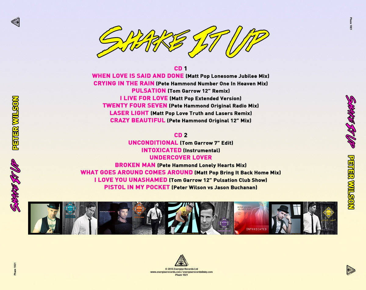 Shake It Up | Peter Wilson | Energise Records