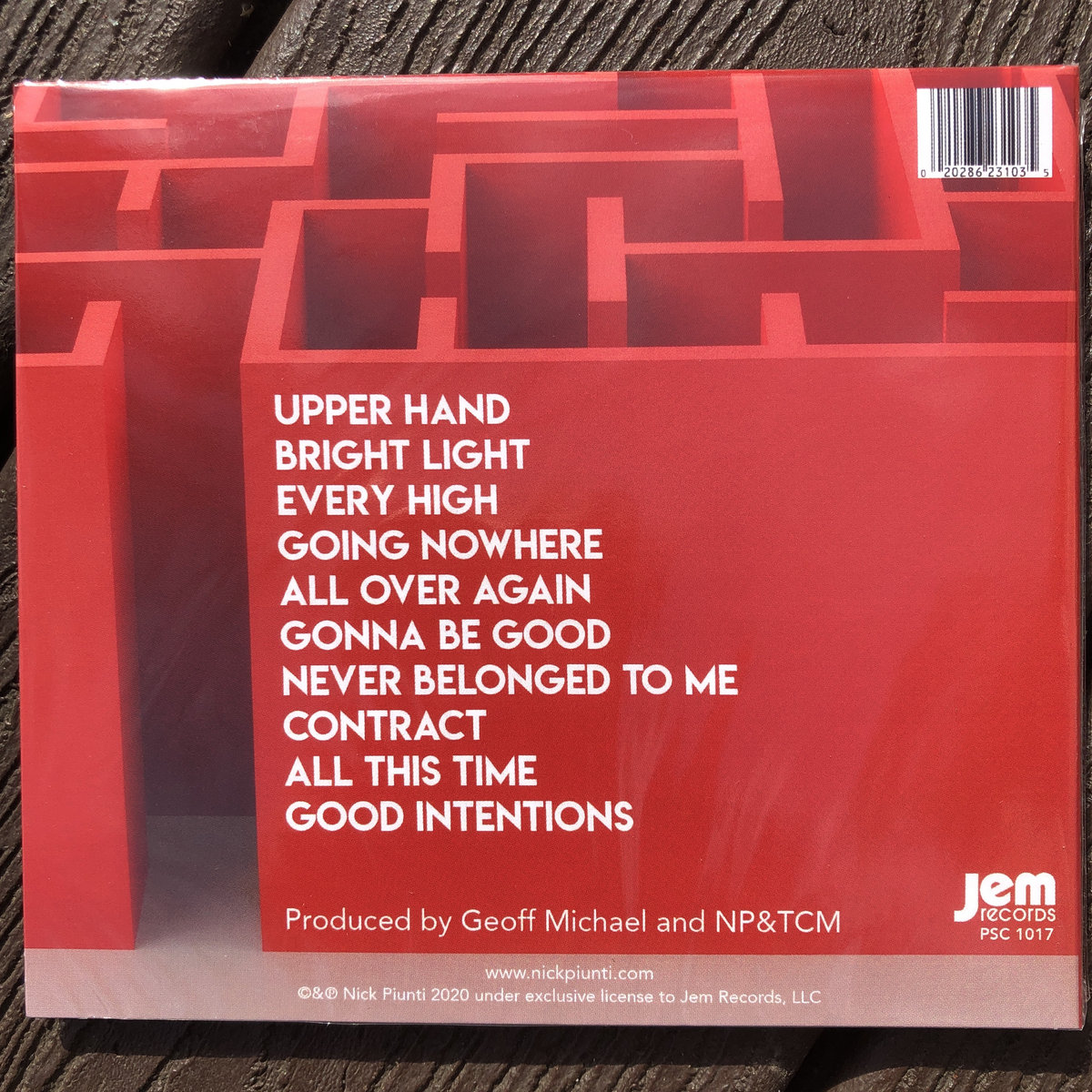 Downtime | Nick Piunti & The Complicated Men | Nick Piunti