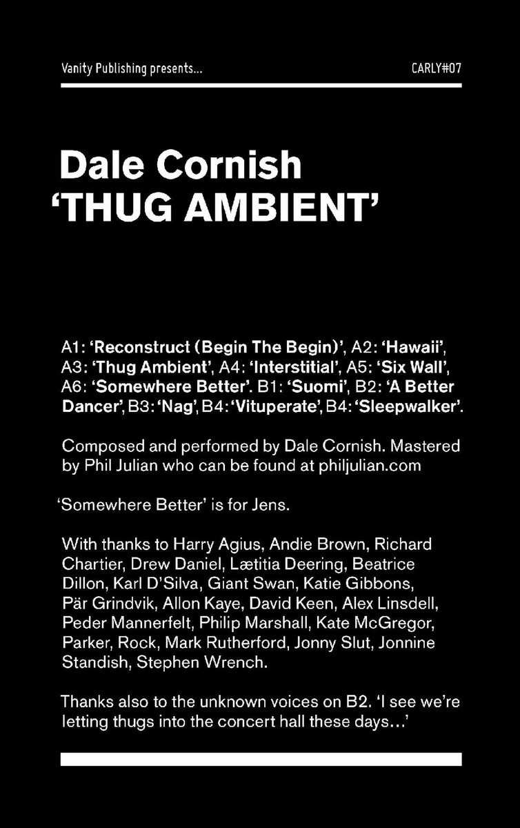 Thug Ambient | Dale Cornish