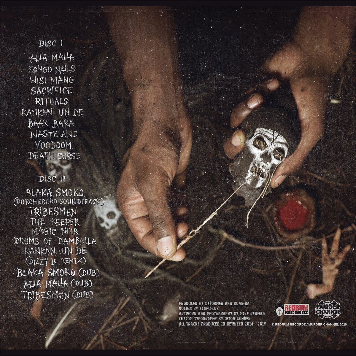 VOODOOM - Sacrificial Artefacts [2x CD + full download] | REDRUM RECORDZ