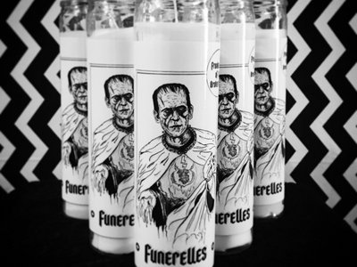 Frankenstein of the Broken Heart Prayer Candle | Sonida Sound Recorders