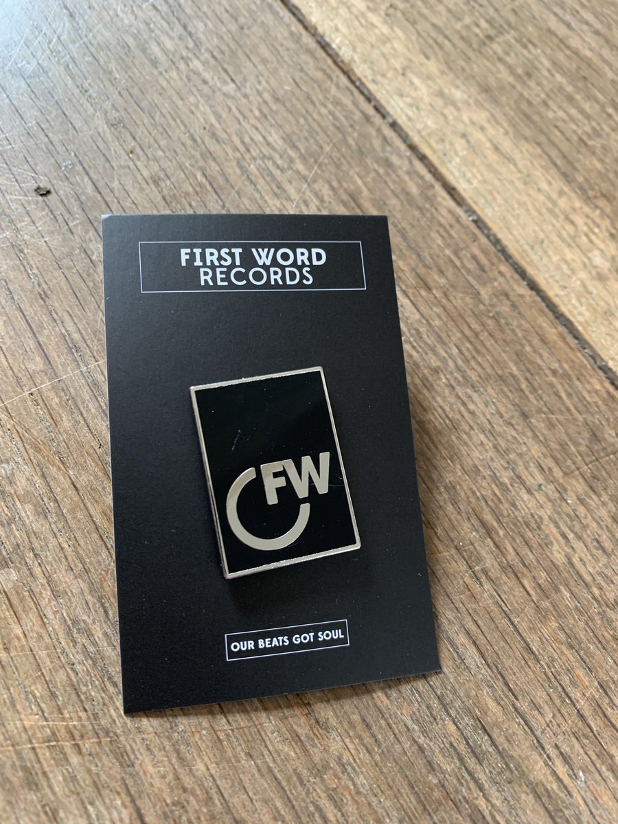 First Word Enamel Pin Badge | First Word Records