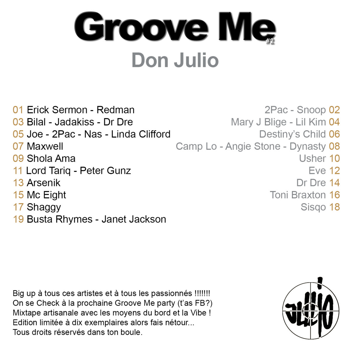 Groove Me Vol.2 - Mixtape | Don Julio