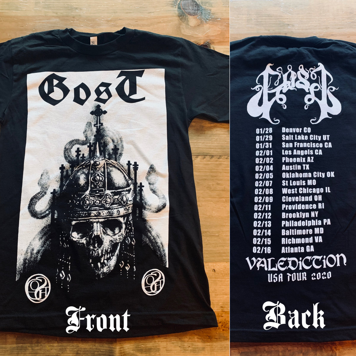 USA Valediction Tour Shirt 2020 | Gost