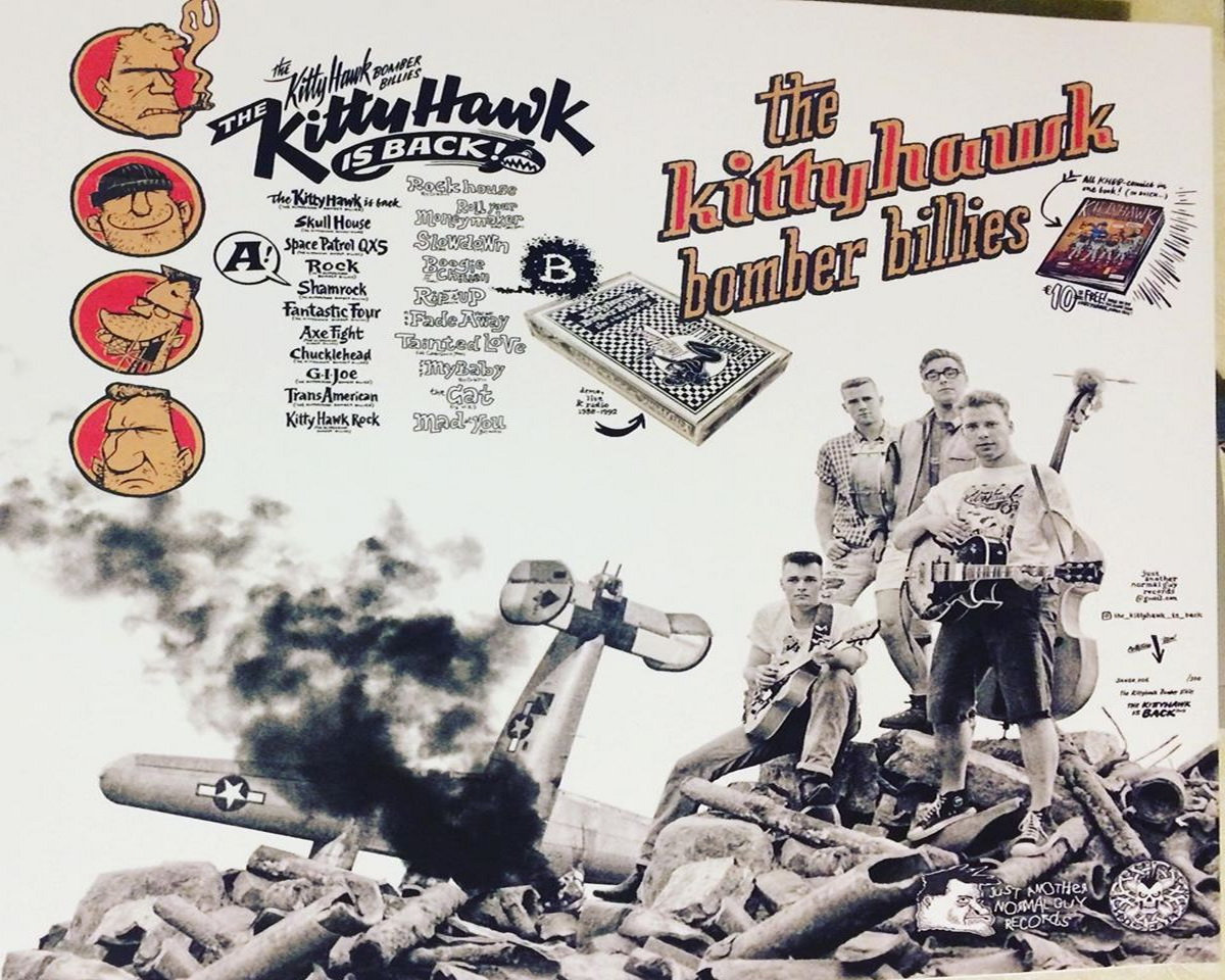The Kittyhawk Is Back LP (2019) | Kittyhawk Bomber Billies