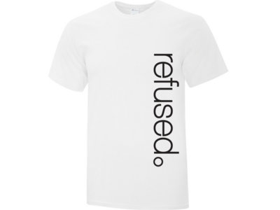refused. Vertical Logo (White) | refused.