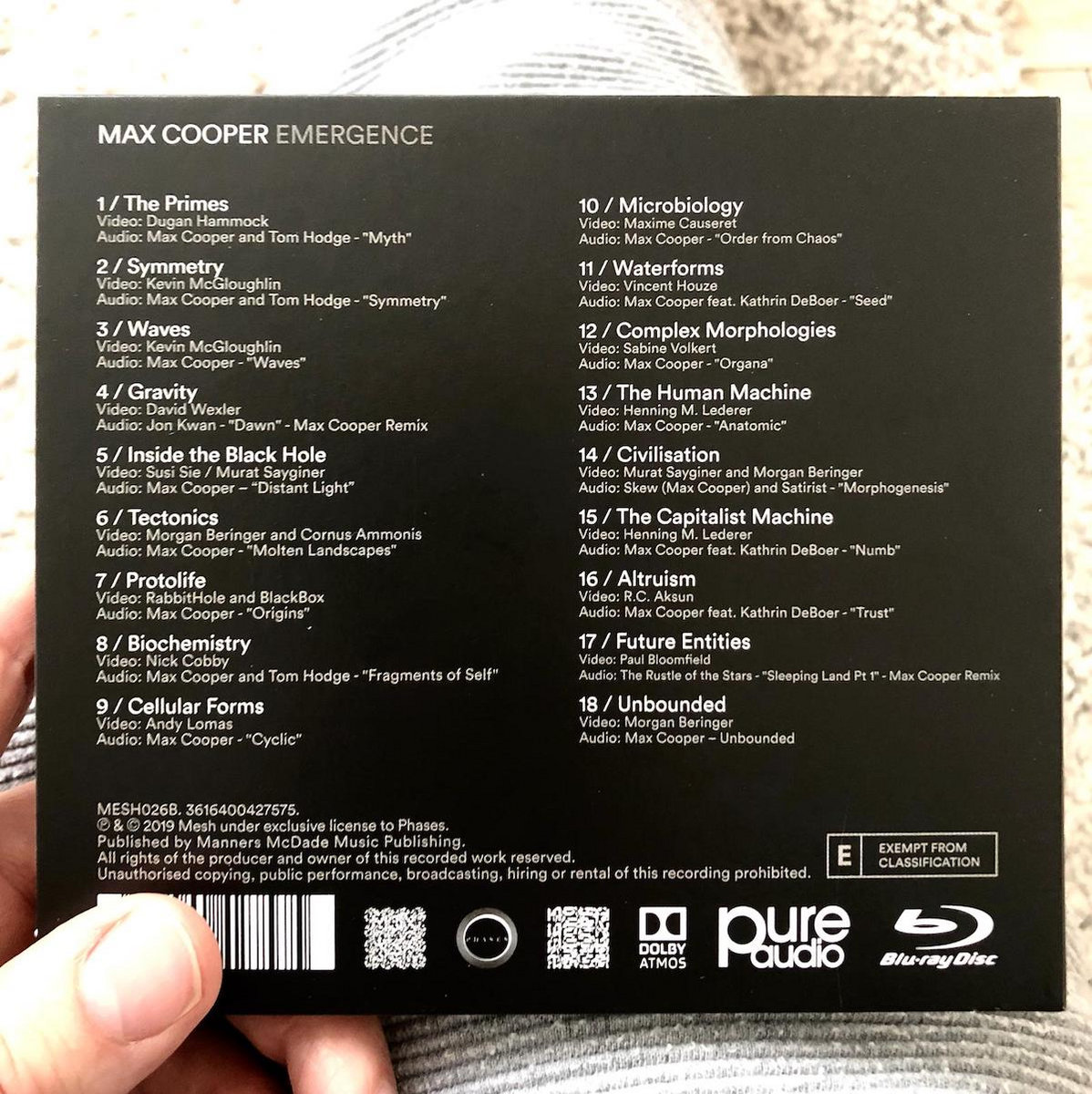 Emergence Atmos Edition Blu-ray | Max Cooper