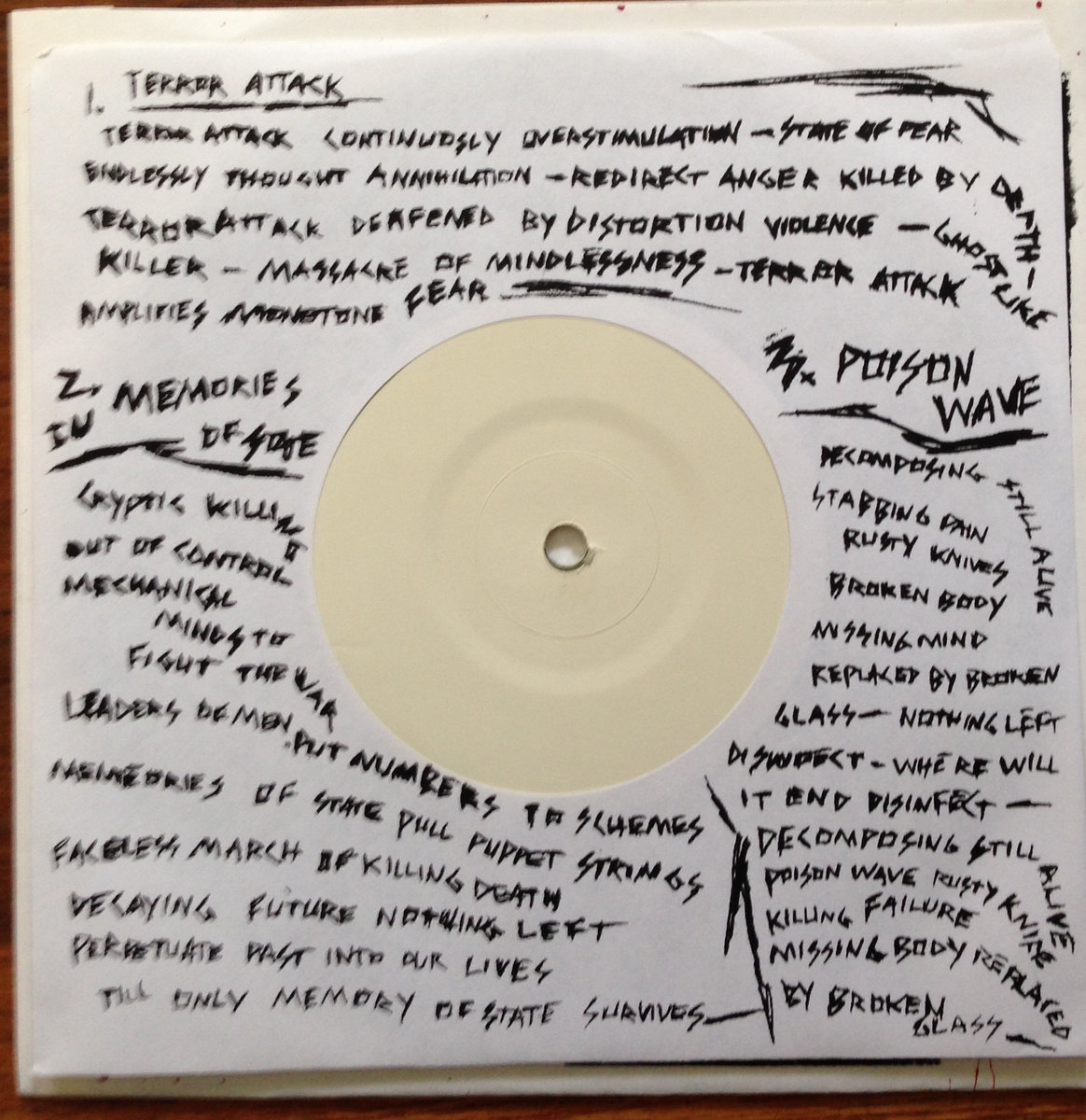 POISON WAVE 7" non-tour edition | Lebenden Toten