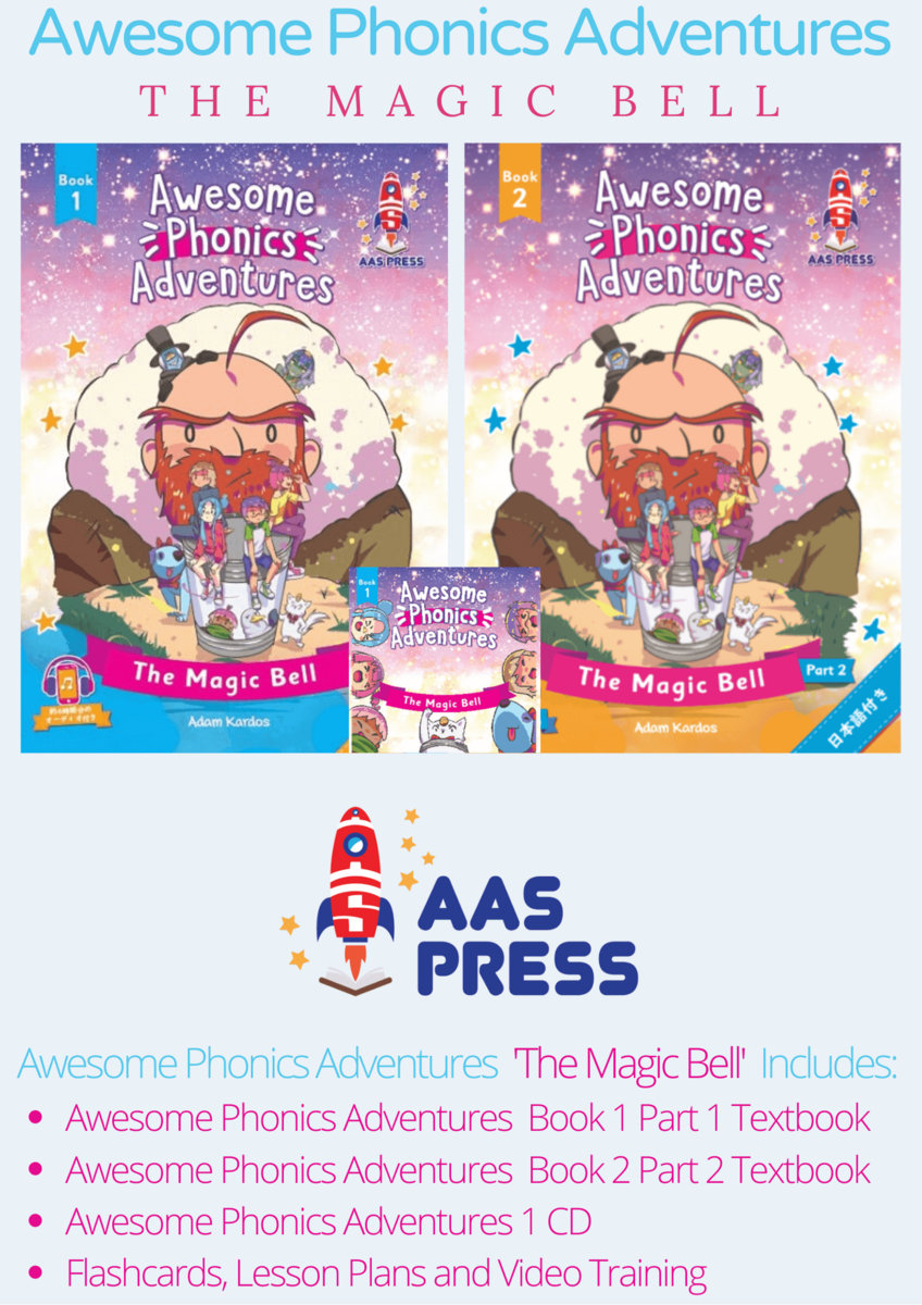 Awesome Phonics Adventures 1 | Adam Kardos | AAS Press