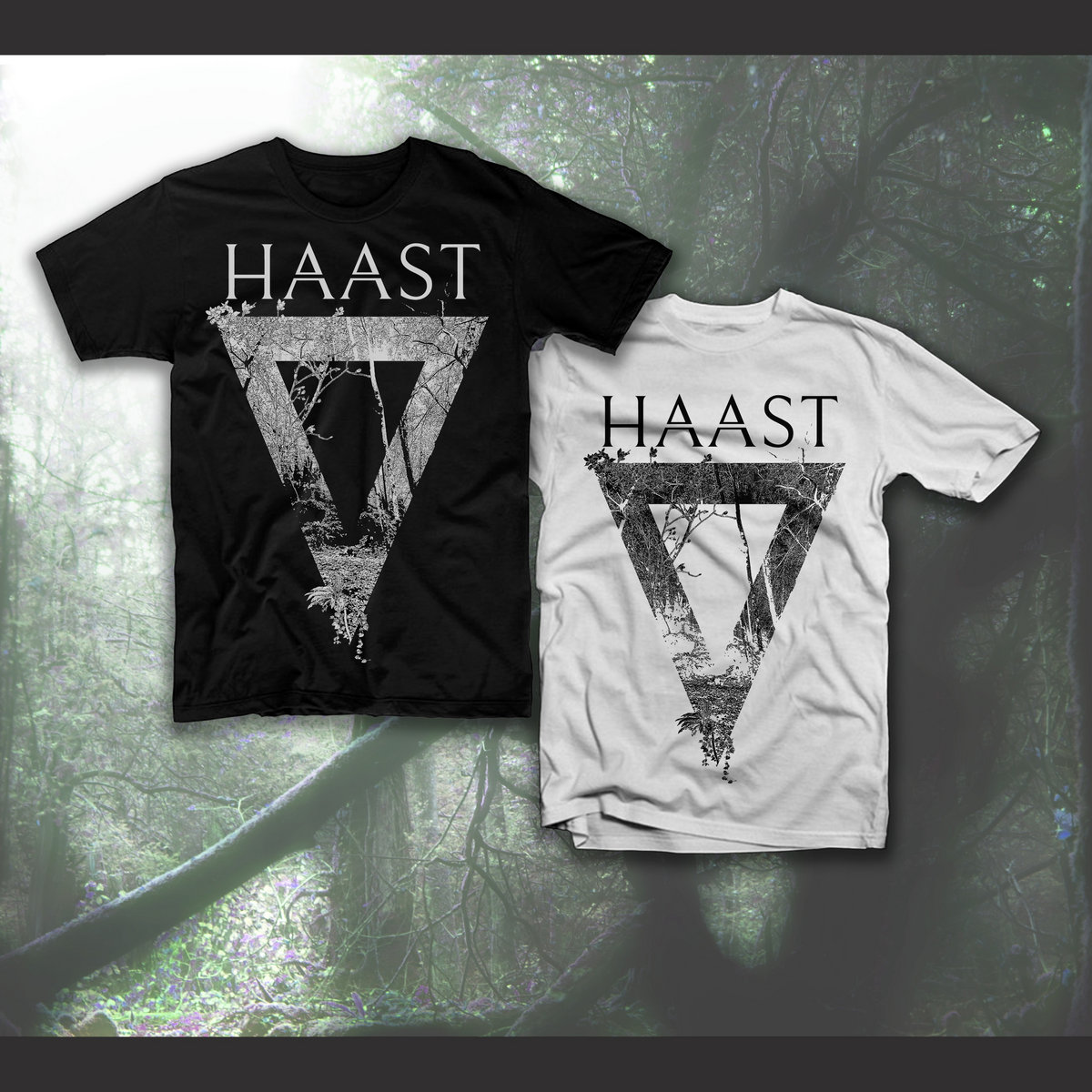 ‘HAAST’ Tri Tee black/white | HAAST