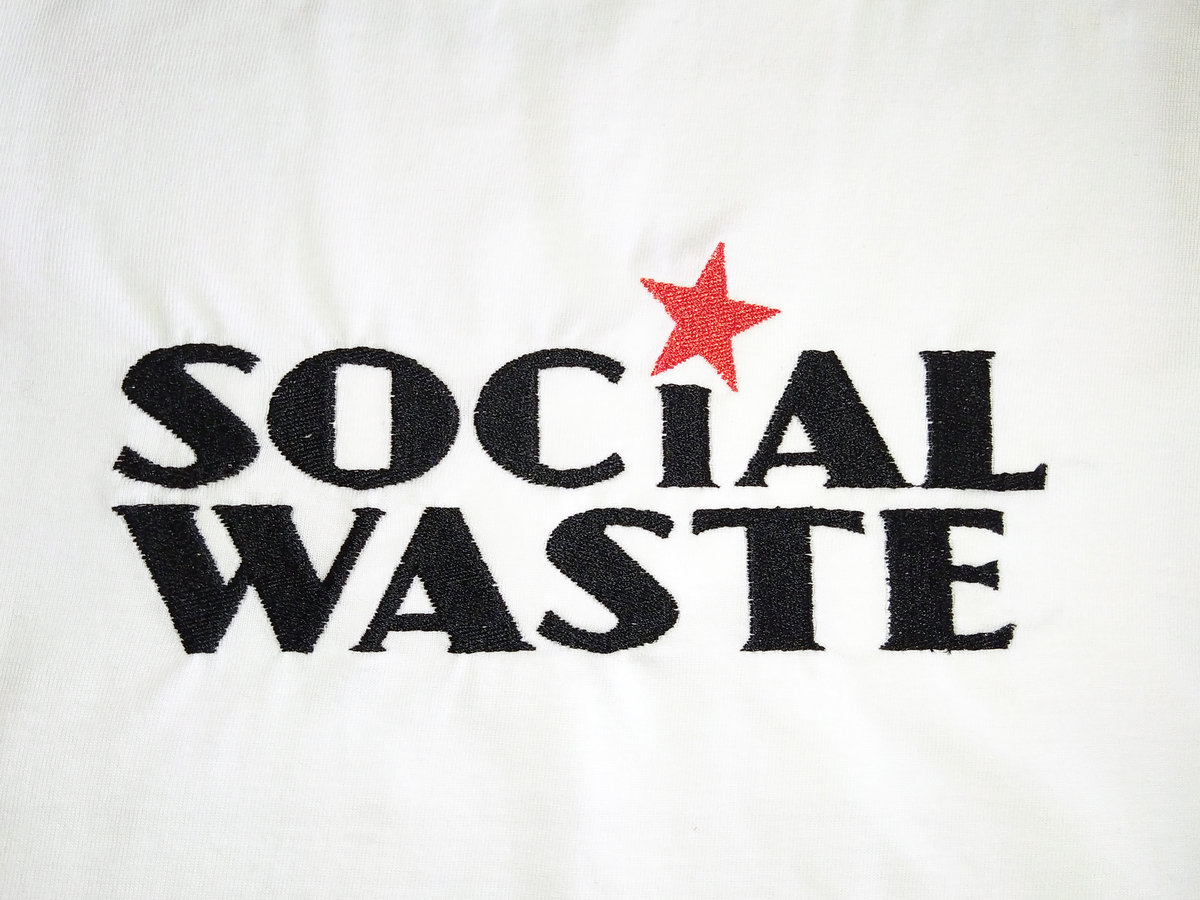 Social Waste (white - embroidered) | Social Waste