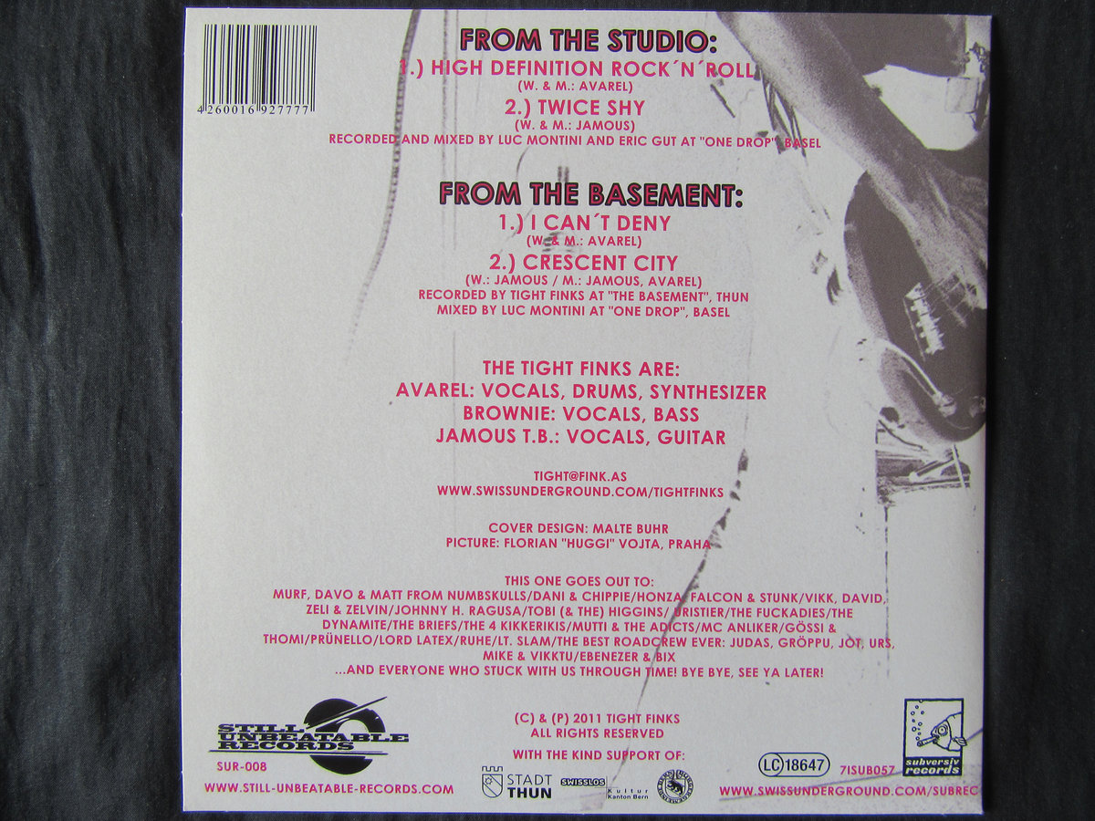 High Definition Rock'n'Roll | TIGHT FINKS