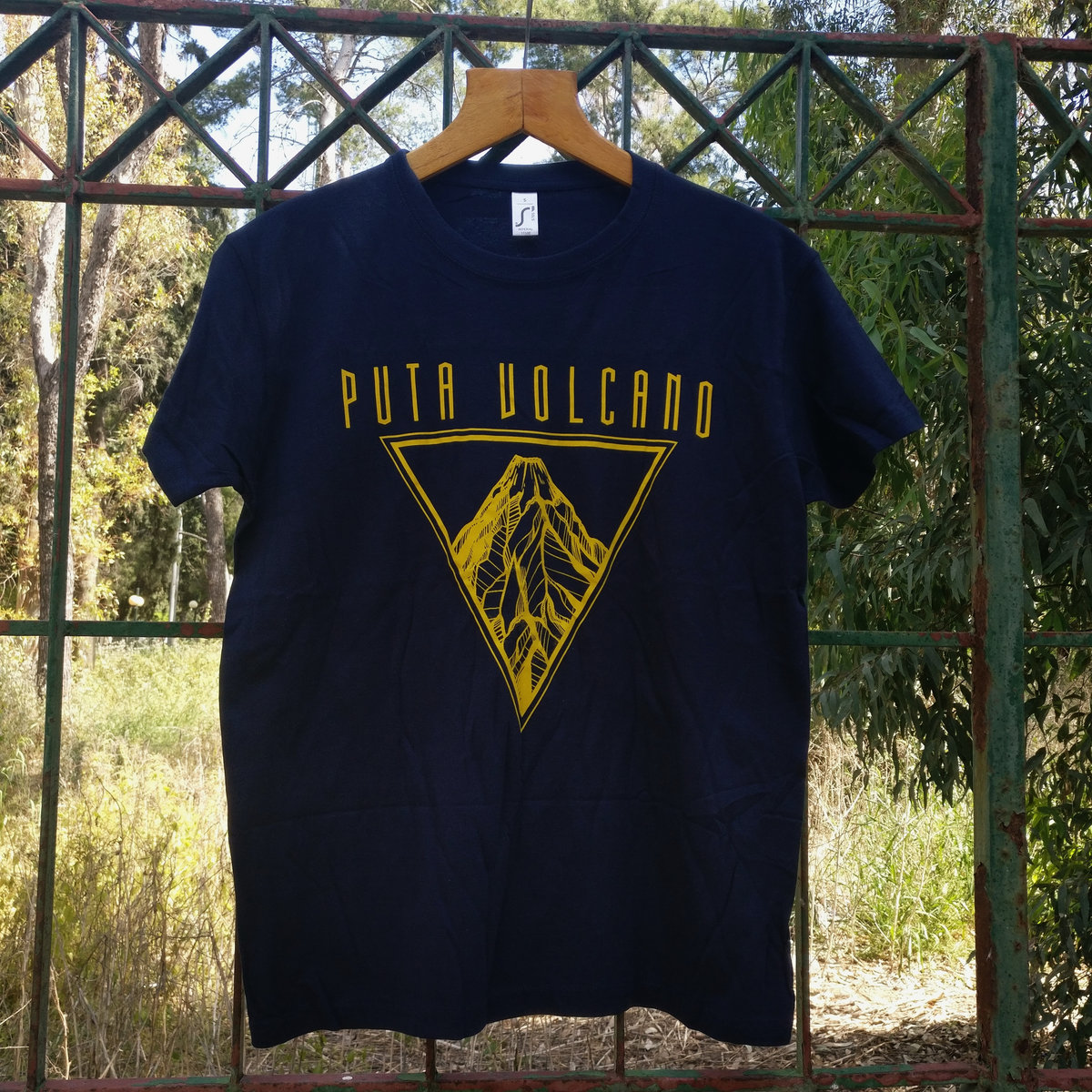 "Volcano" T-shirt (Navy Blue) | Puta Volcano
