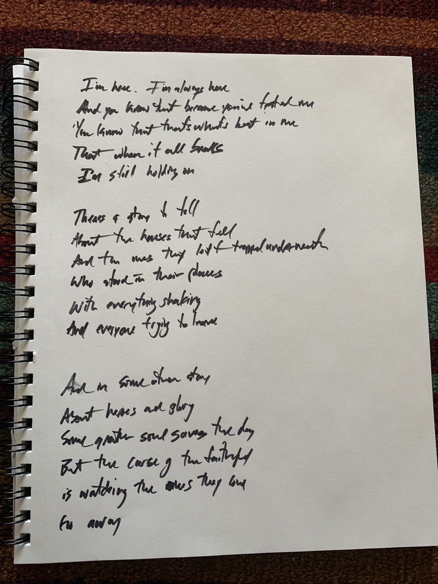 Full EP + Hand Written Lyrics | Justin McRoberts