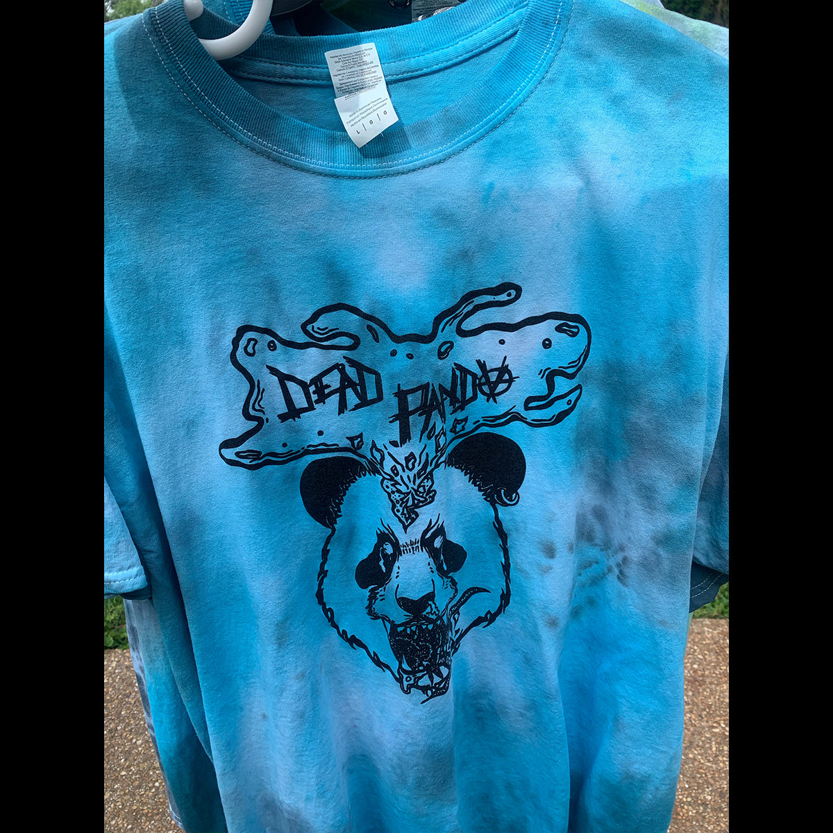 Dead Panda (Anthony Duran art) Tie-Dye T-Shirt | Dead Panda
