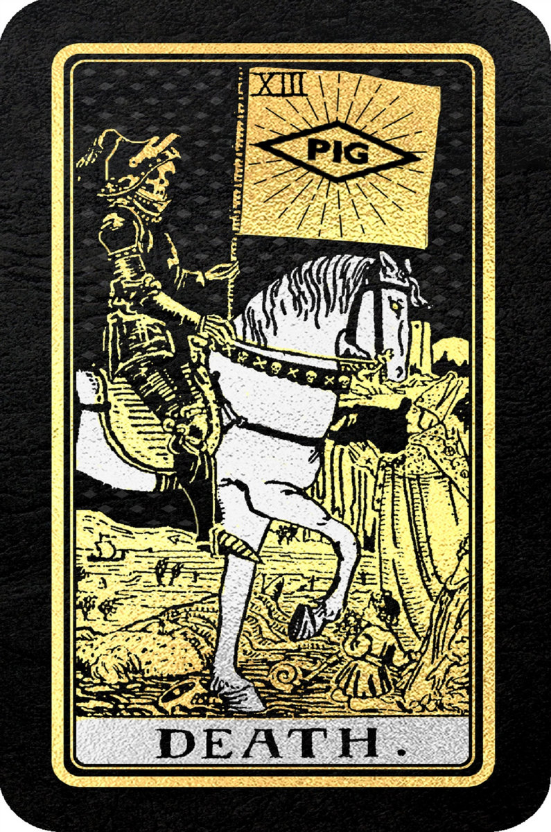 Signed "DEATH" Tarot Card | PIG