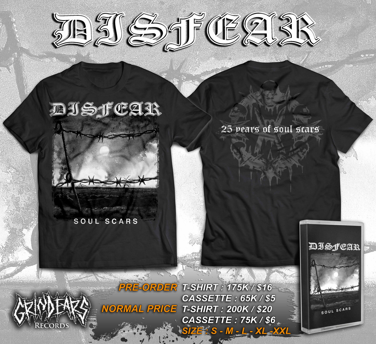 Disfear - Soul Scars | Disfear | GRIND EARS RECORDS