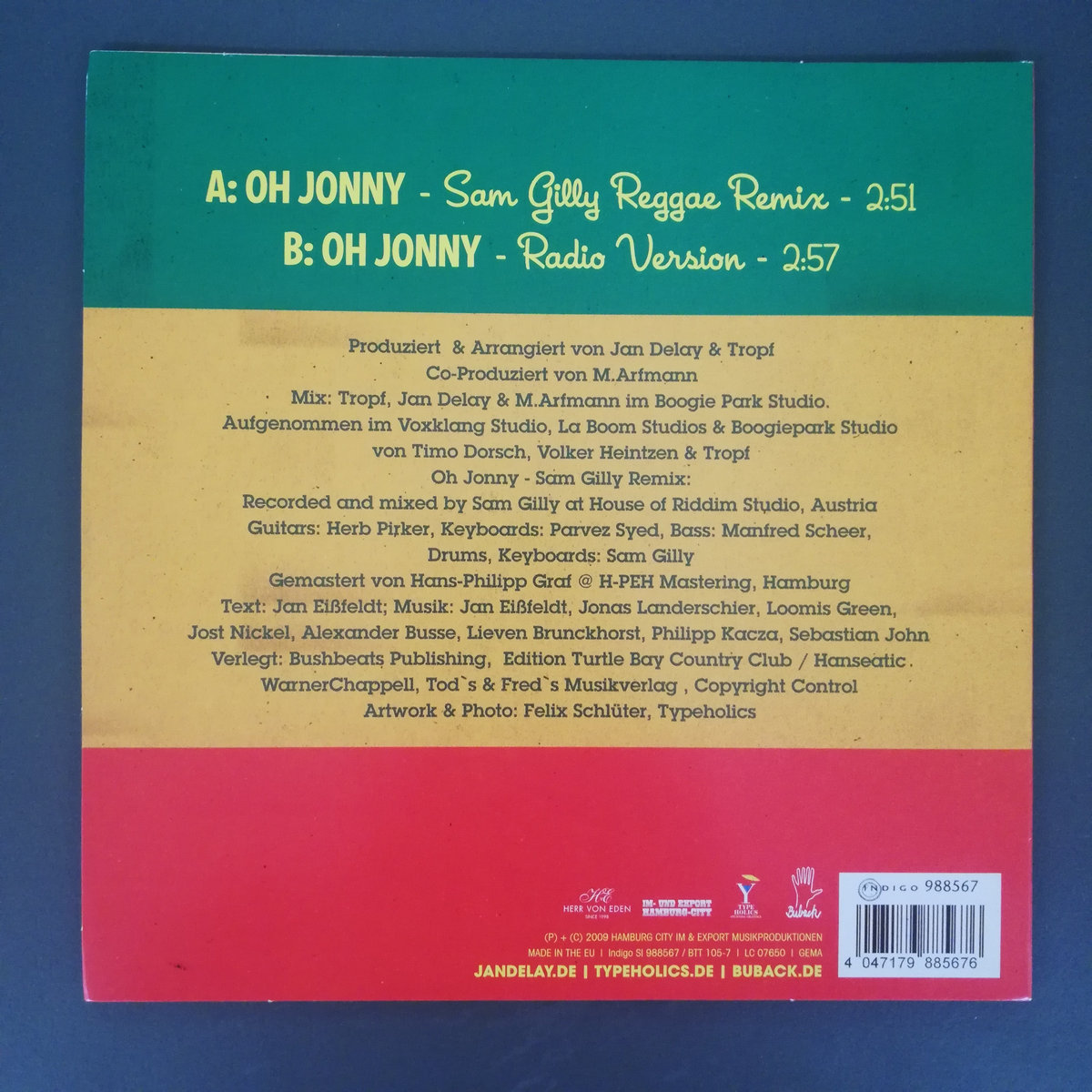 Oh Jonny (Sam Gilly Remix) | Jan Delay