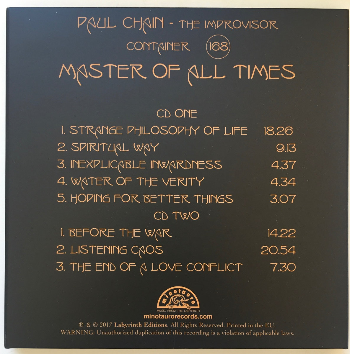 Master of all Times | Paul Chain