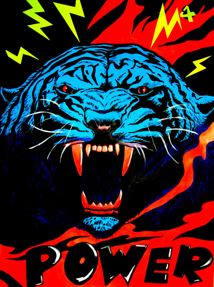 Tiger Power (2018) by M4 | M4 Vaporwave