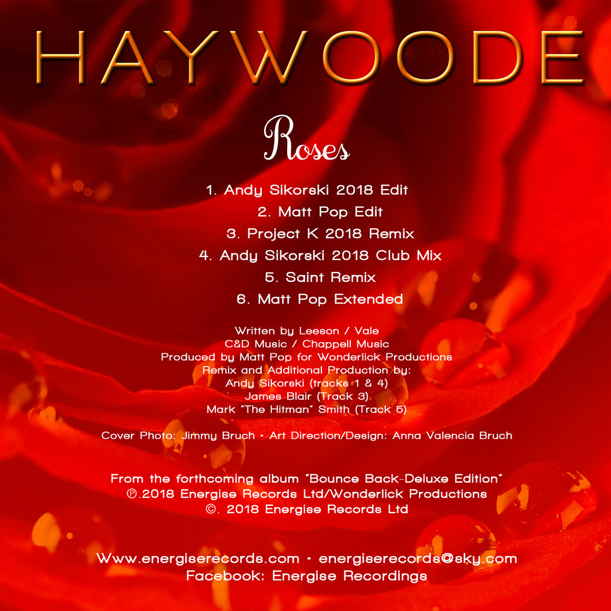 Roses 2018 - Haywoode | Haywoode | Energise Records