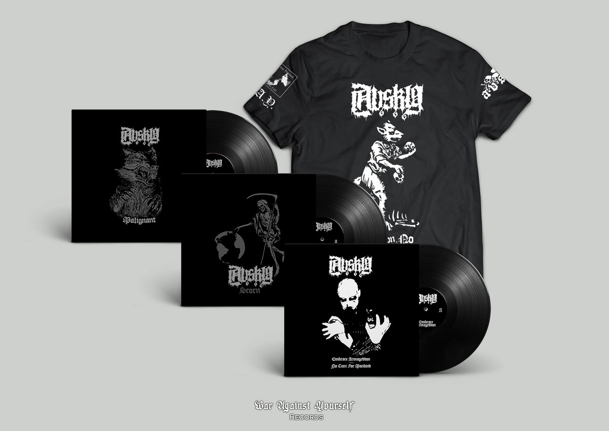 Avsky Vinyl + Tshirt Bundle | War Against Yourself
