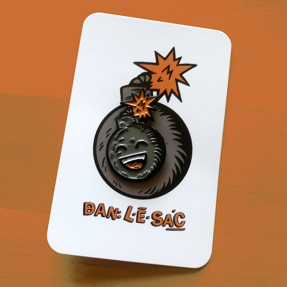 "Happy Bomb" Enamel Pin | dan le sac