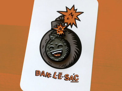 "Happy Bomb" Enamel Pin | dan le sac