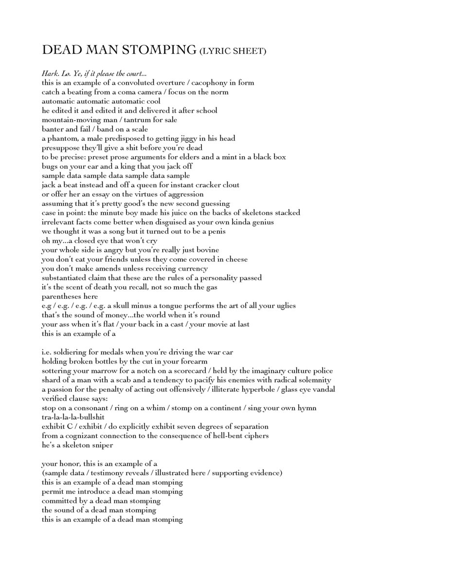 'Dead Man Stomping' Sheet Music (score/parts/mp3) | Youngblood Brass Band