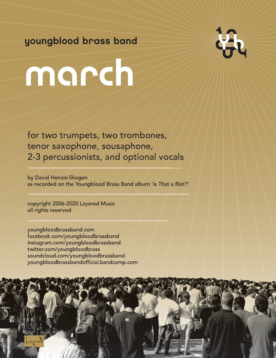 'March' Sheet Music (score/parts/mp3) | Youngblood Brass Band