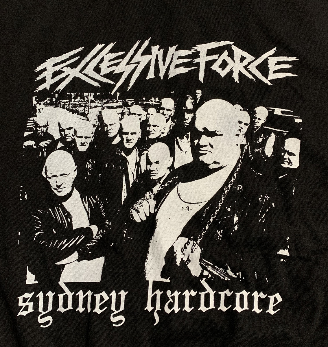 EXCESSIVE FORCE: SYDNEY HARDCORE BALDIES SHIRT | Innercity Uprising