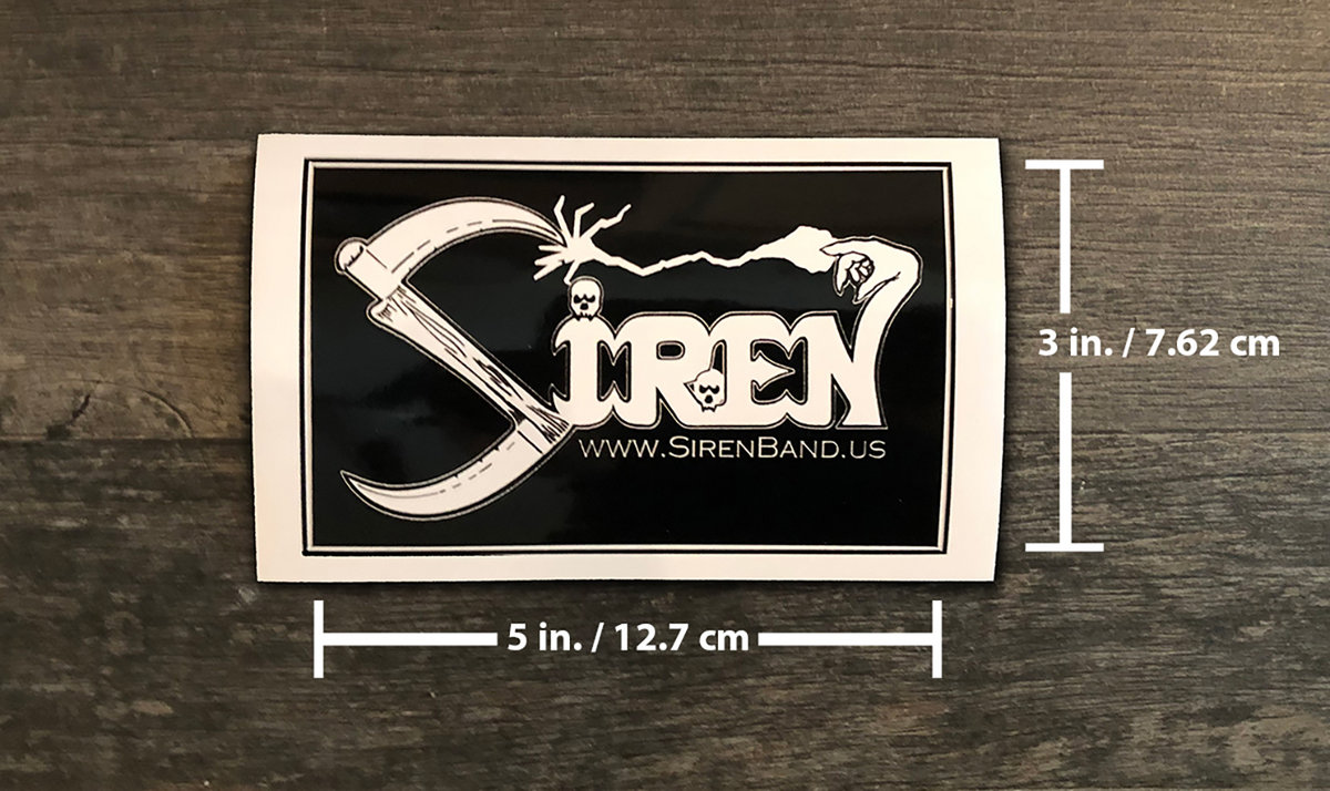 Siren Logo Vinyl Stickers (2 pack) | Siren