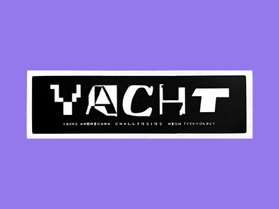 YACHT Wordmark Sticker | YACHT