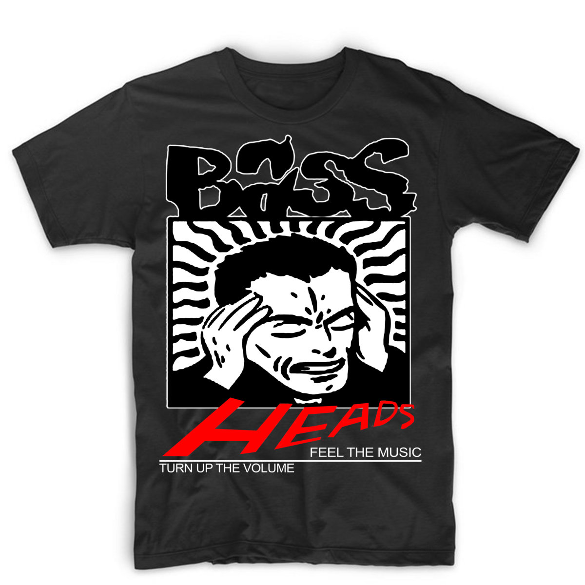 Basshead Classic logo black tee | Psyph Morrison