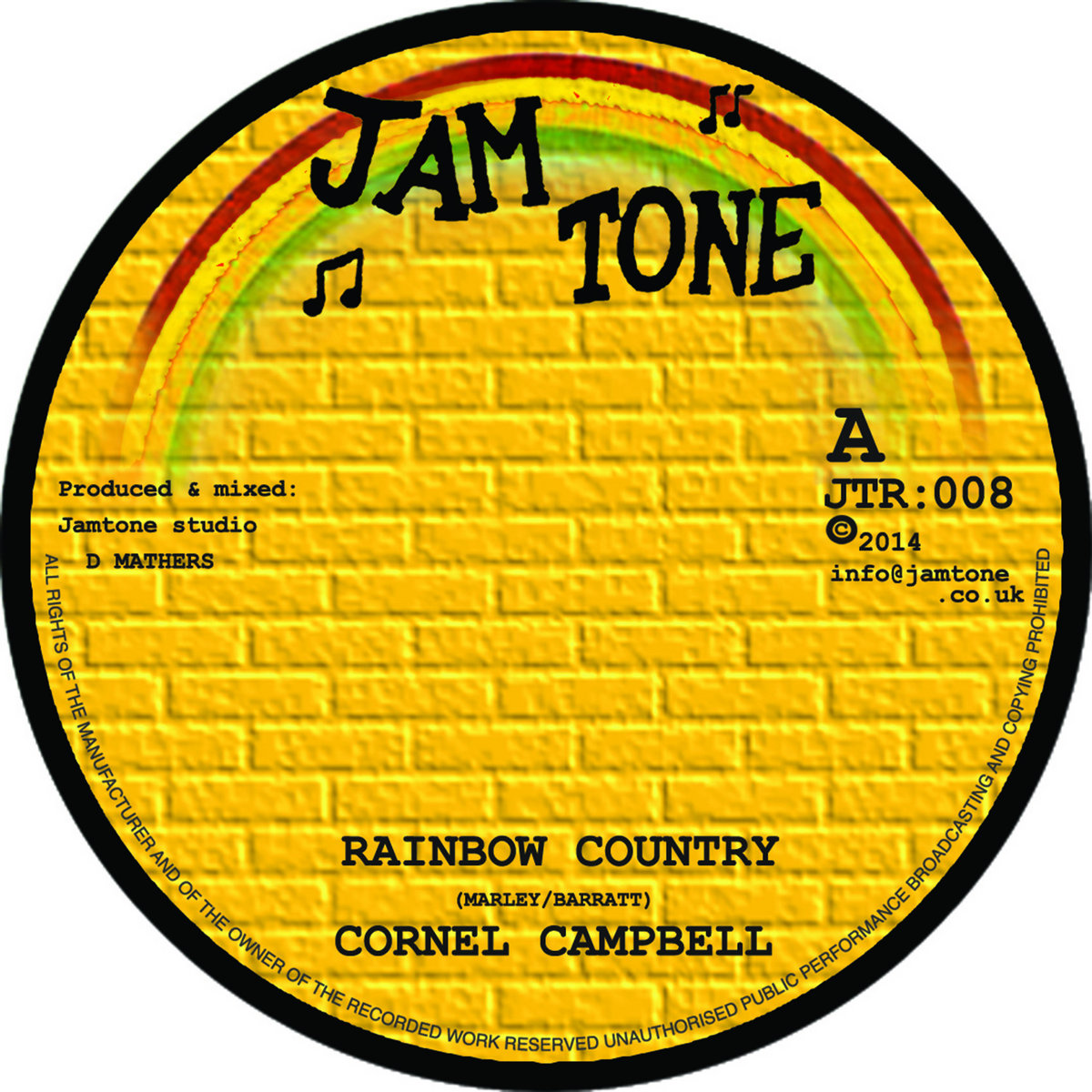 Rainbow Country | Cornel Campbell | Jamtone