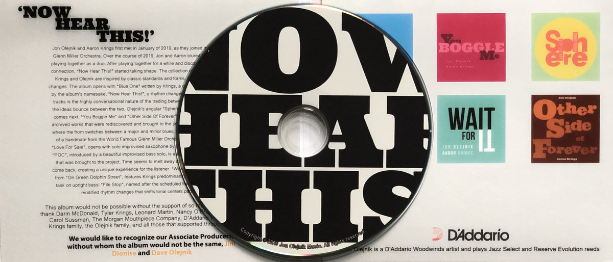 Now Hear This! | Jon Olejnik & Aaron Krings | Jon Olejnik