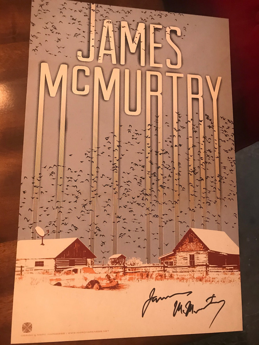 Official poster 2014 - Autographed | James McMurtry