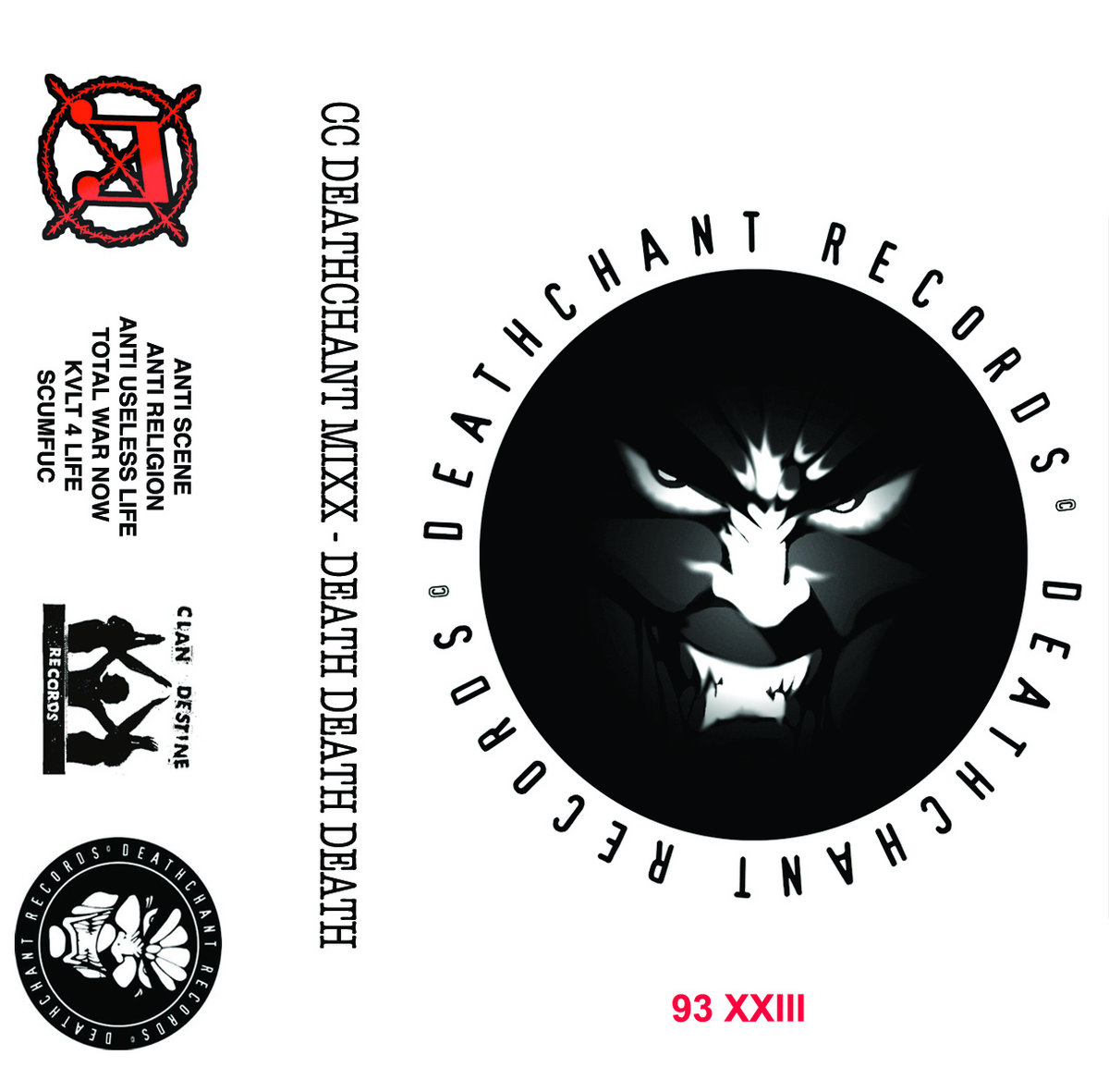 CARL CLANDESTINE - DEATHCHANT RECORDS TRIBUTE MIXXX CS DEATH DEATH ...