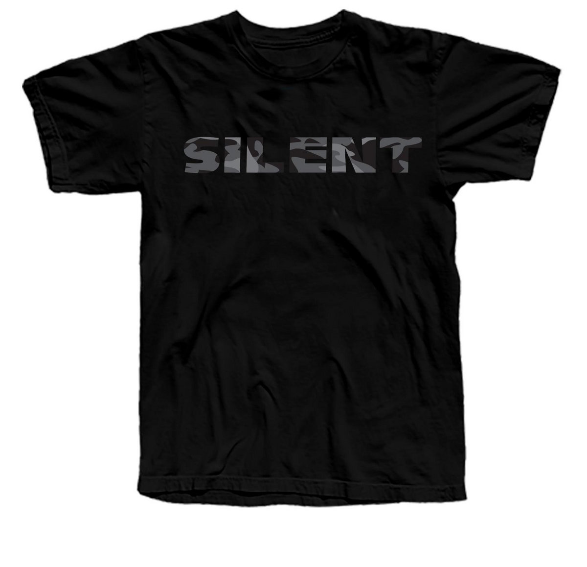 Silent Records Black Camo T-Shirt | Silent Records