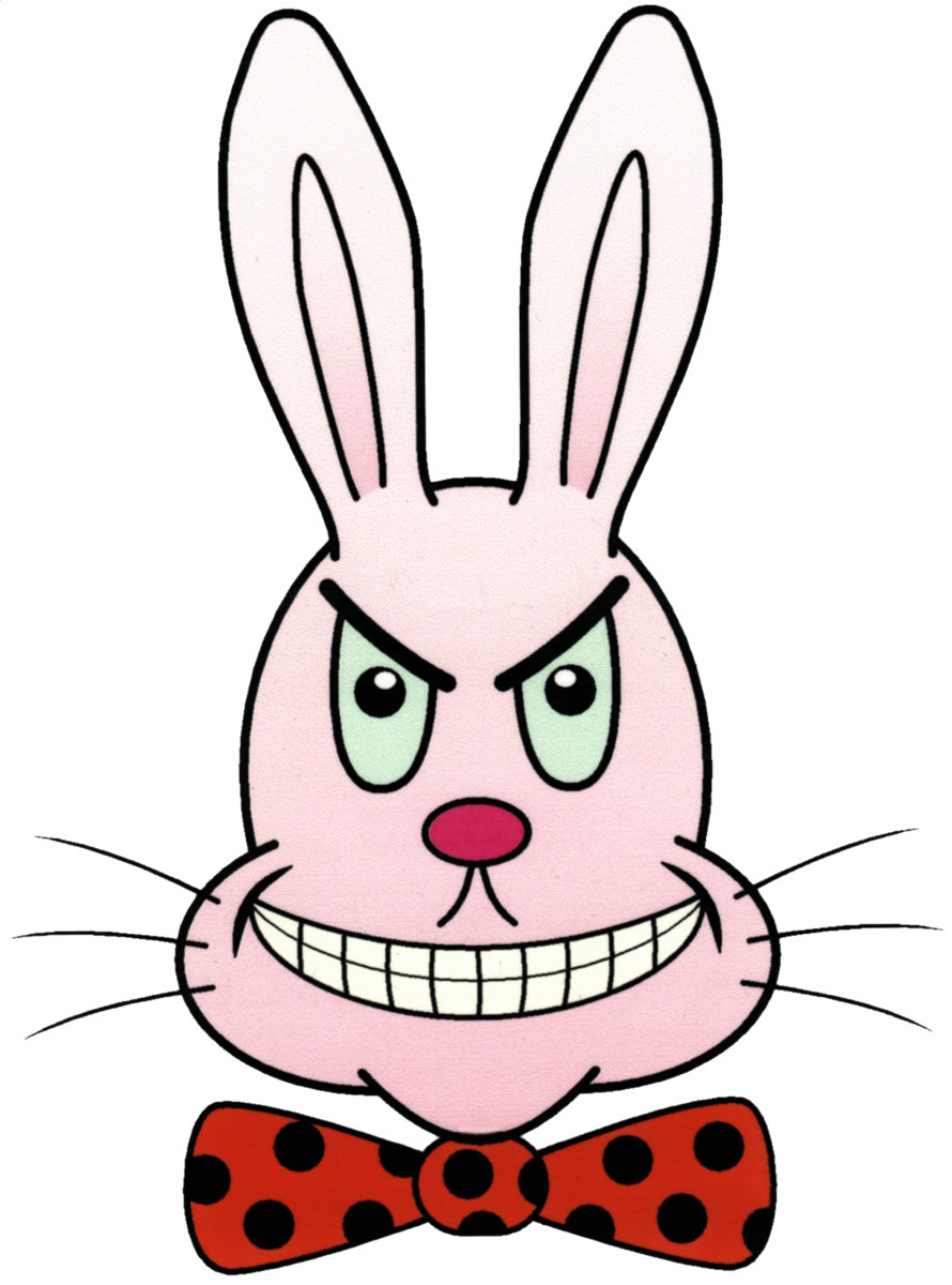 Mean Rabbit Cartoon