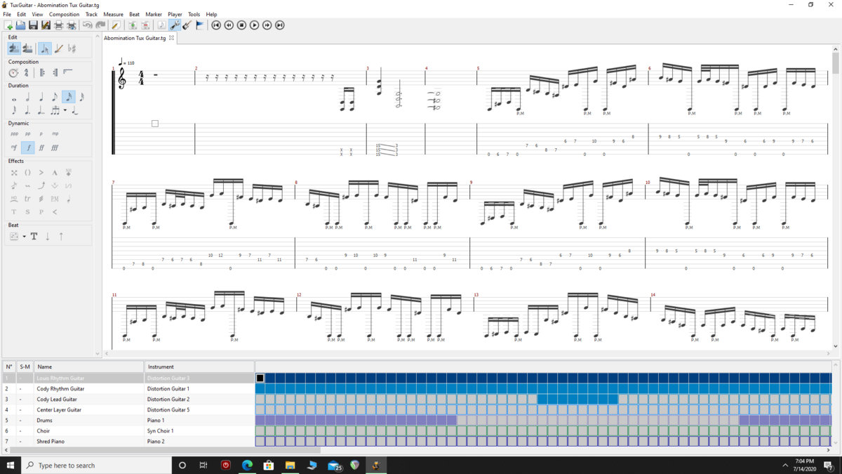 Celestial Insurrection Digitial Guitar Tab Collection | Zephyria