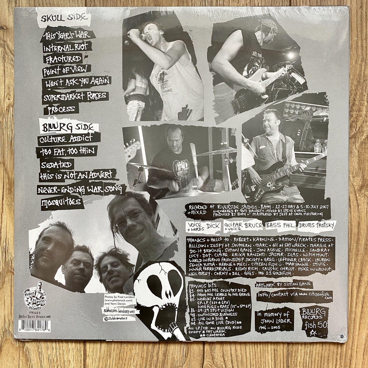 Subhumans - Internal Riot (Vinyl) | Iron Man Records