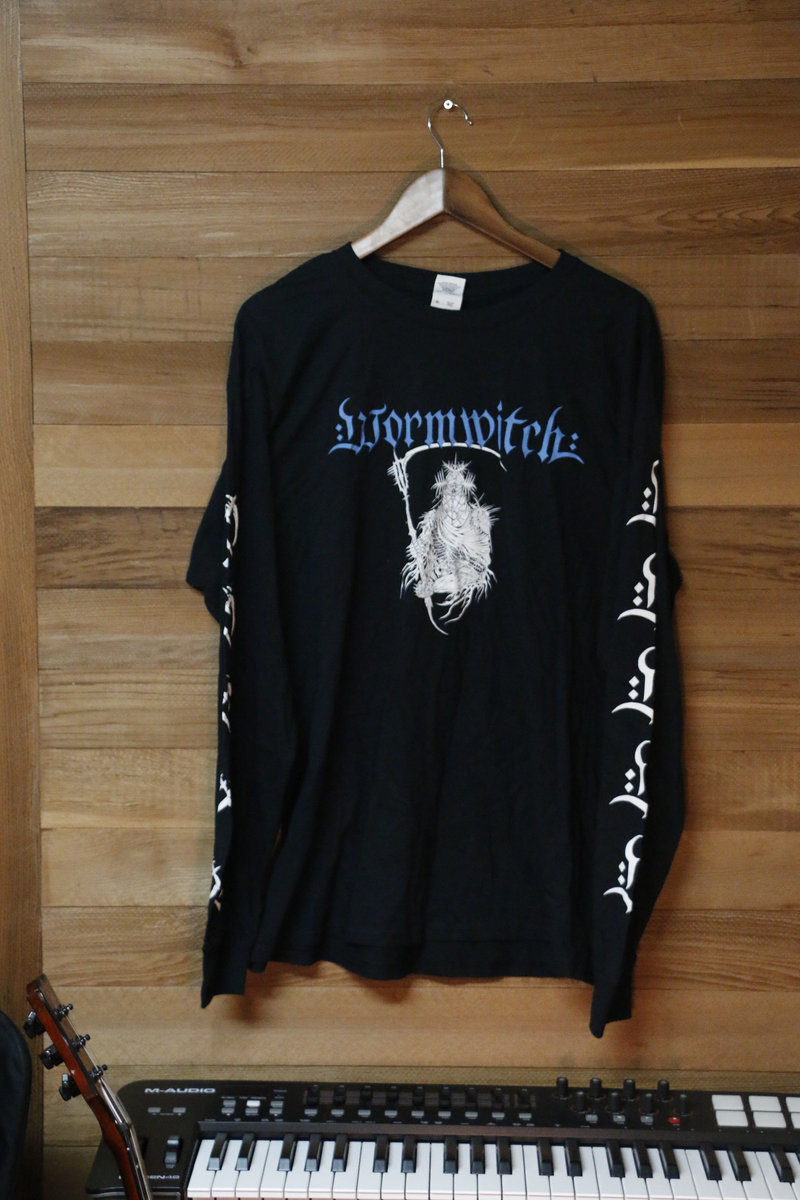 Blue Logo Long Sleeve Shirt | Wormwitch