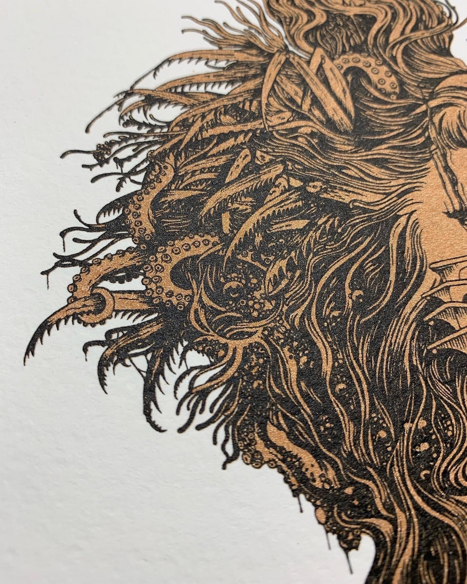 Sounds from Beyond Silk Screen Art Print | Empusae