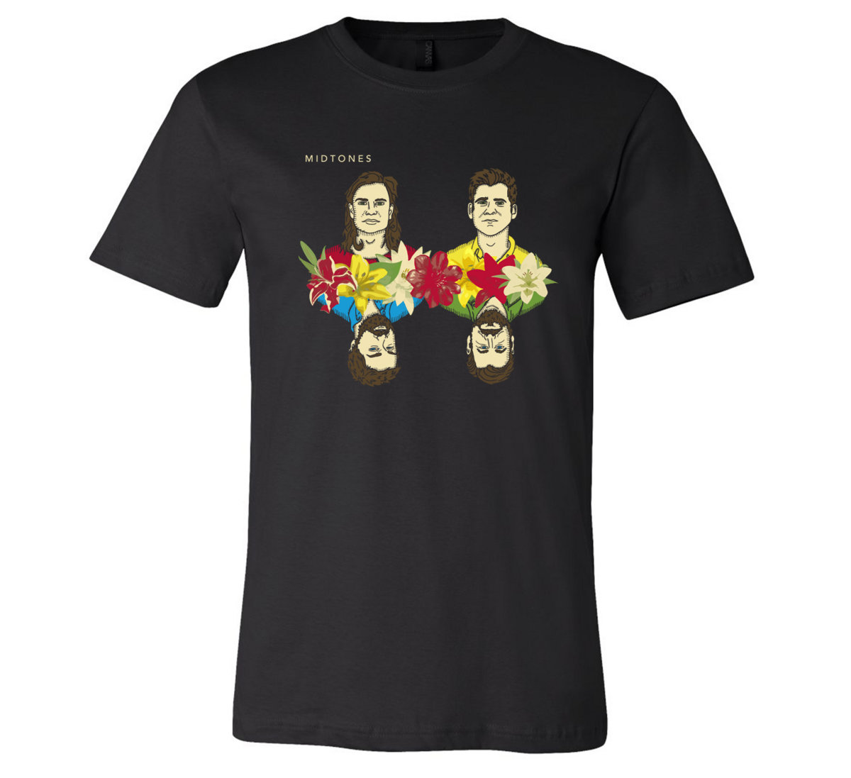 Flower Heads Shirt Digital Download Midtones