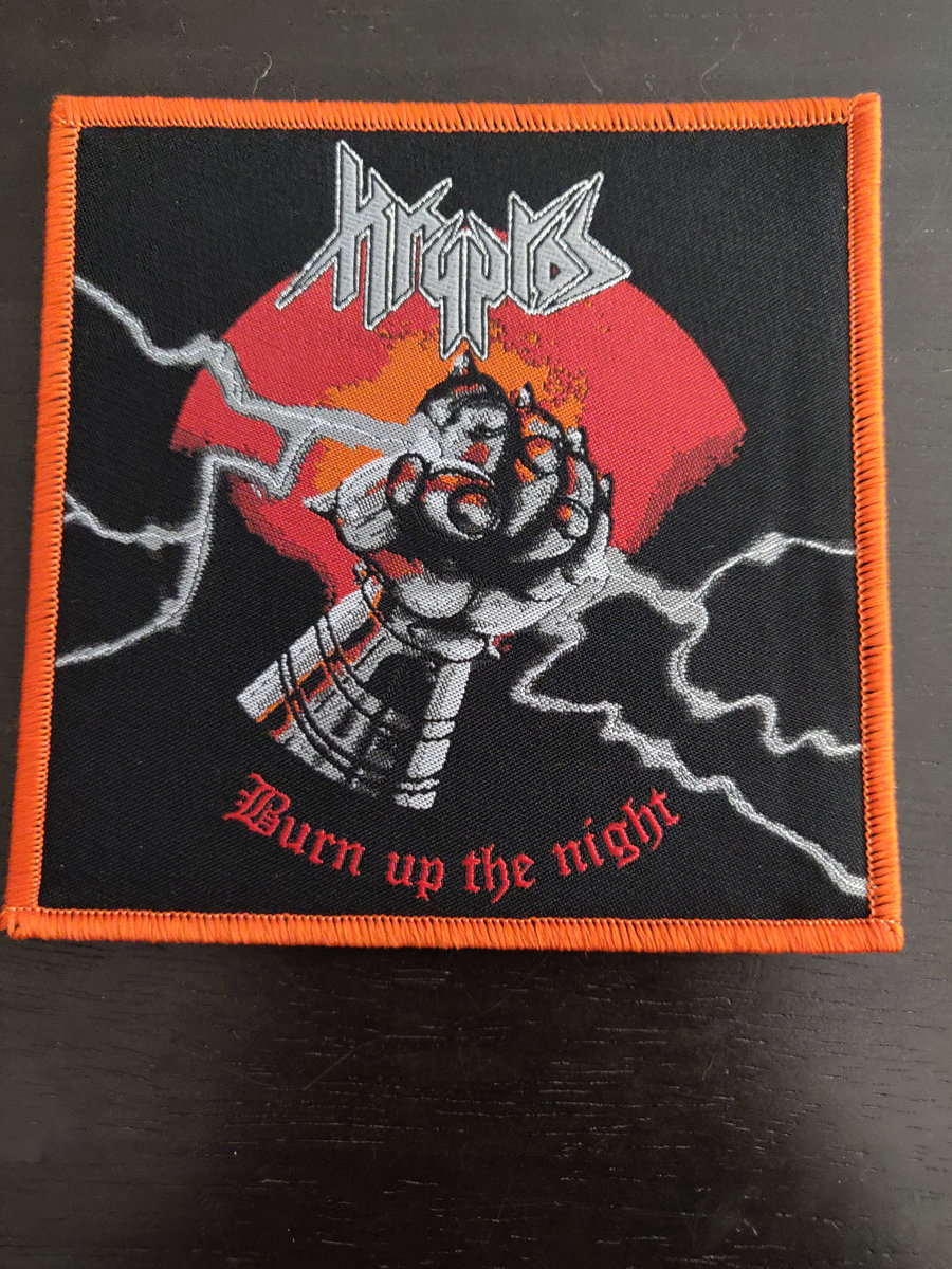 Burn Up The Night – 10cm, Square Patch | Kryptos
