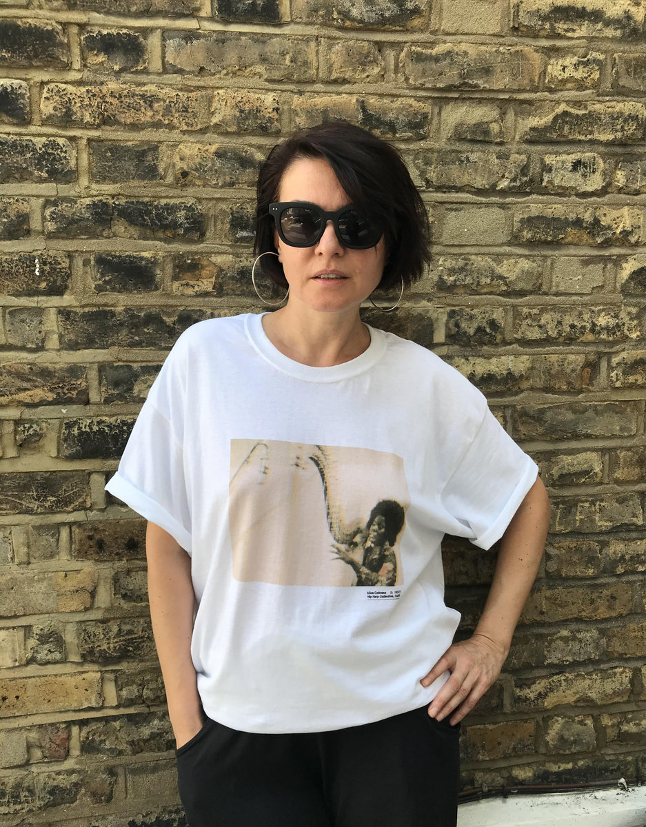 Limited Edition Alice Coltrane T Shirt (White) | AlinaHipHarp