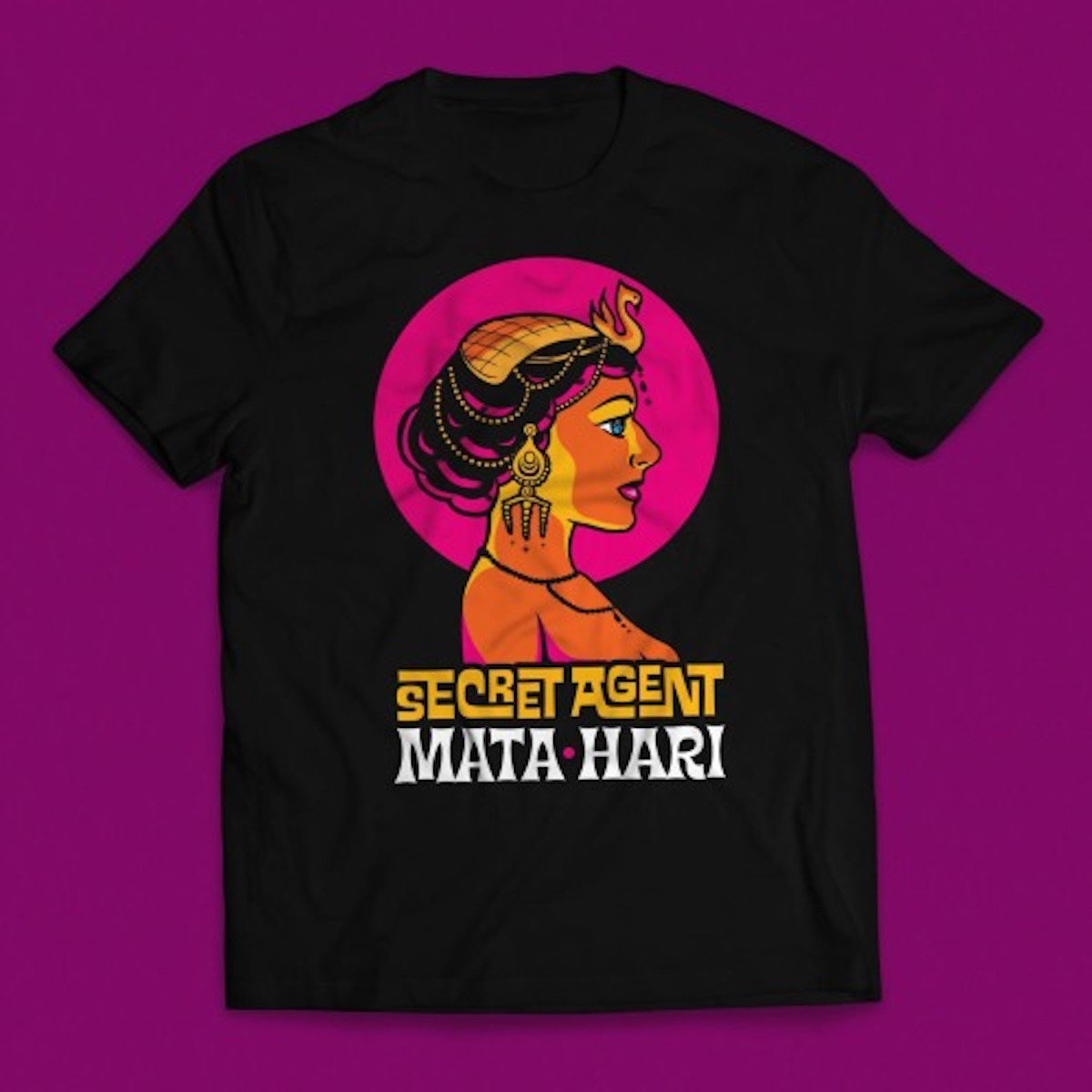 SECRET AGENT (Mata Hari) T-SHIRT | SECRET AGENT