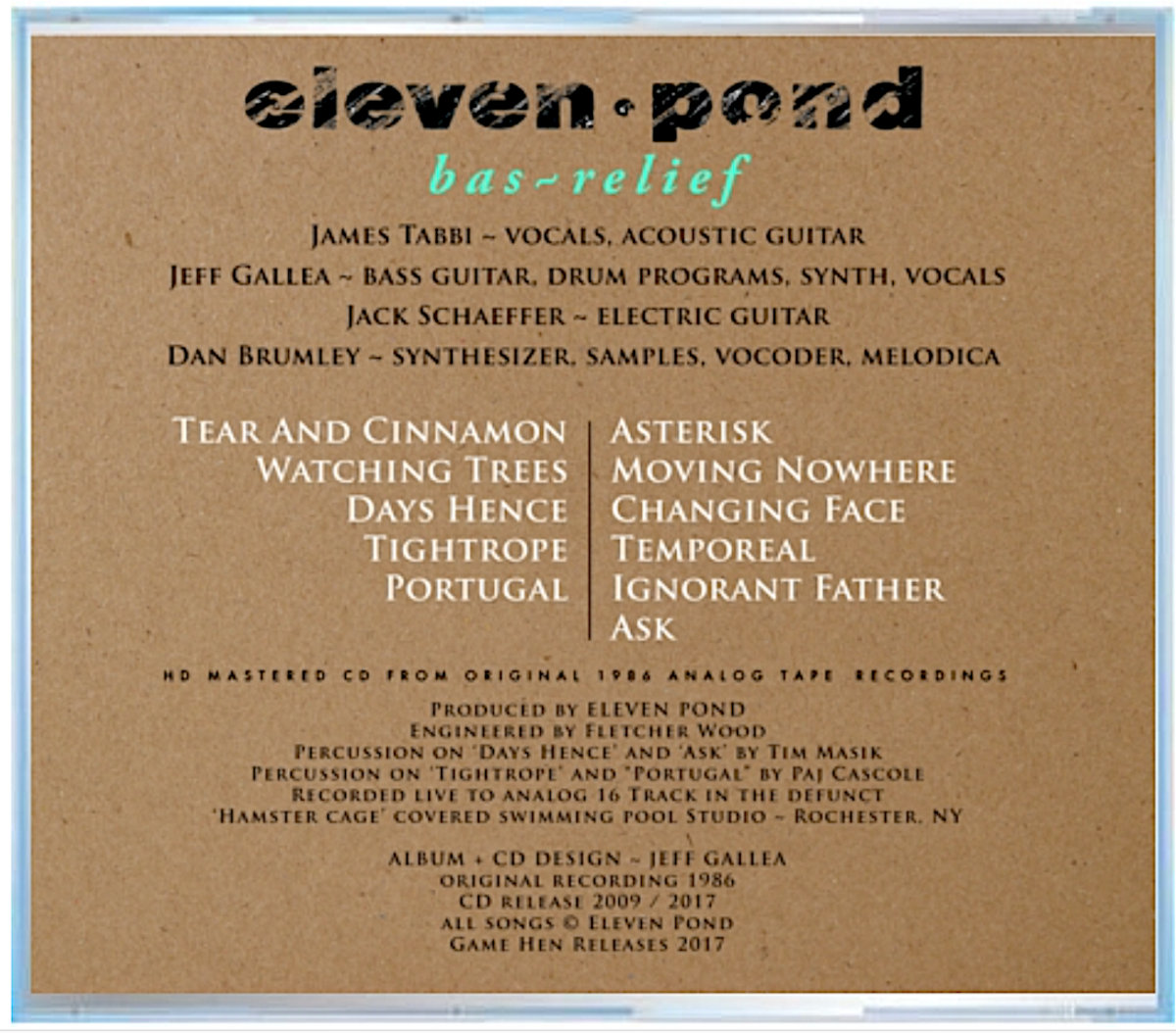 eleven pond ~ BAS RELIEF (1986) | Eleven Pond