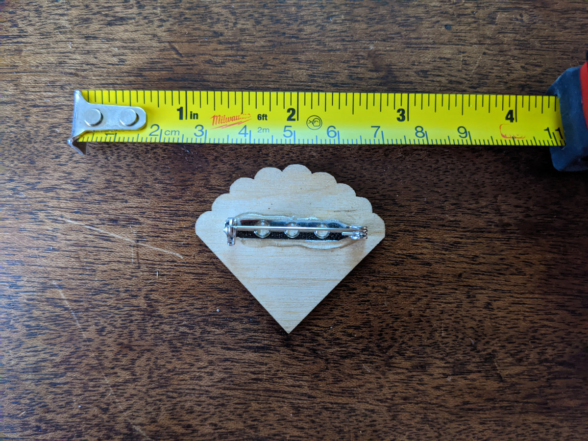 Mighty, Mighty Pie Wedge pin | The Hooligans